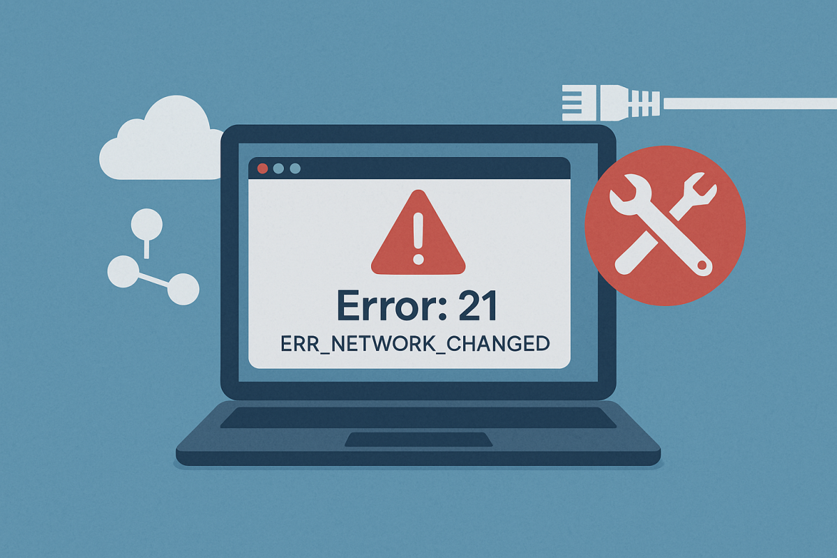 How to Fix Error: 21 – ERR_NETWORK_CHANGED - Outbyte Official Blog