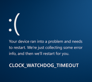 How to Fix a CLOCK_WATCHDOG_TIMEOUT BSOD in Windows 10/11 - Outbyte ...