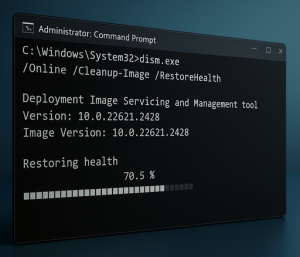 How to Run the DISM.exe /Online /Cleanup-image /Restorehealth Tool ...