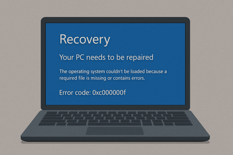 What Is the Error Code 0xc000000f and How Do You Fix It? - Outbyte ...