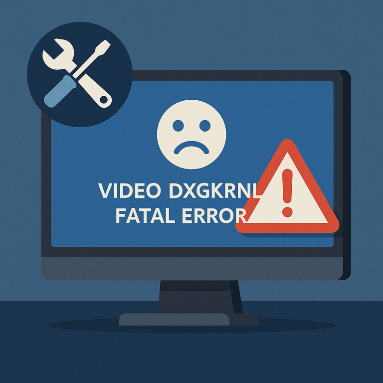 How to Fix the VIDEO DXGKRNL FATAL Error on Windows 10/11 - Outbyte ...