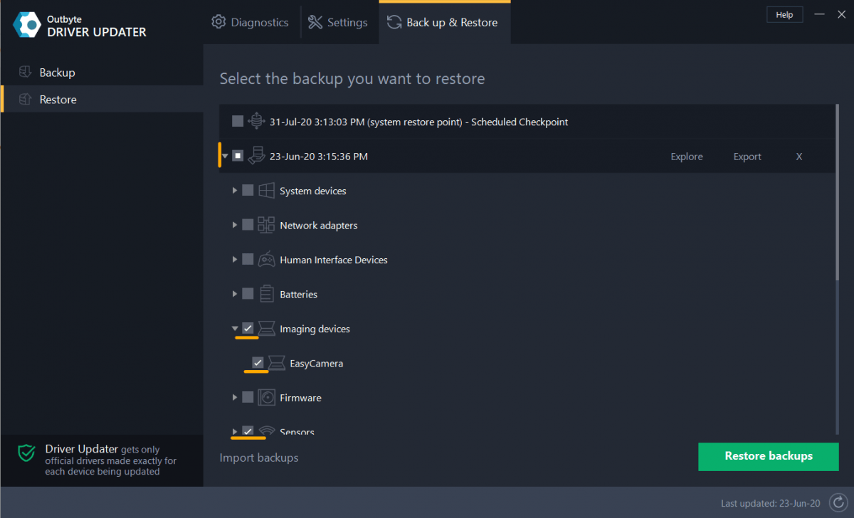 How Do I Undo Changes Made by Outbyte Driver Updater?
